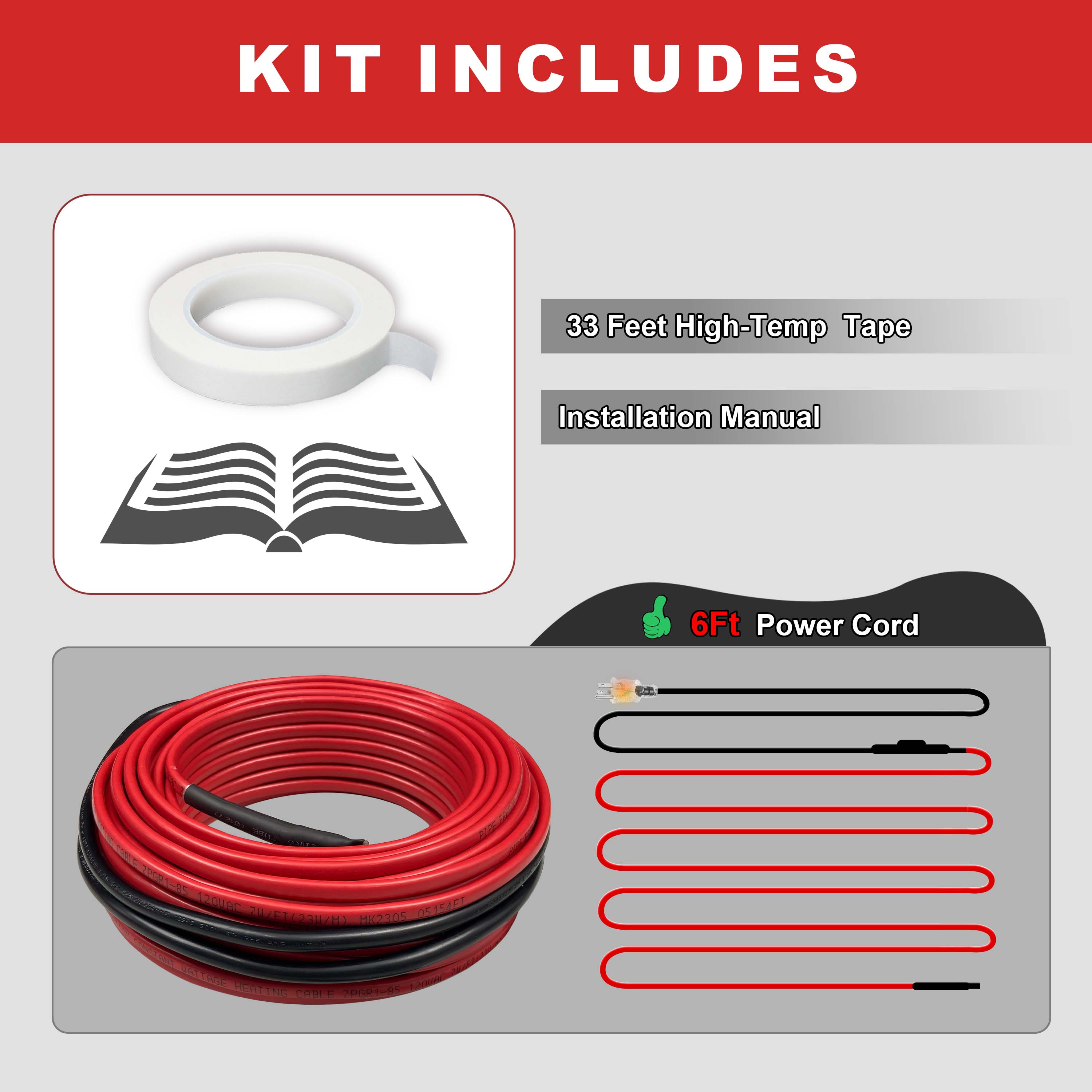 Pipe Heat Cable - MAXKOSKO