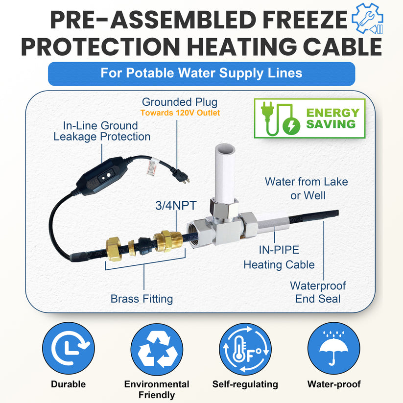 In Line Heating Cable - MAXKOSKO