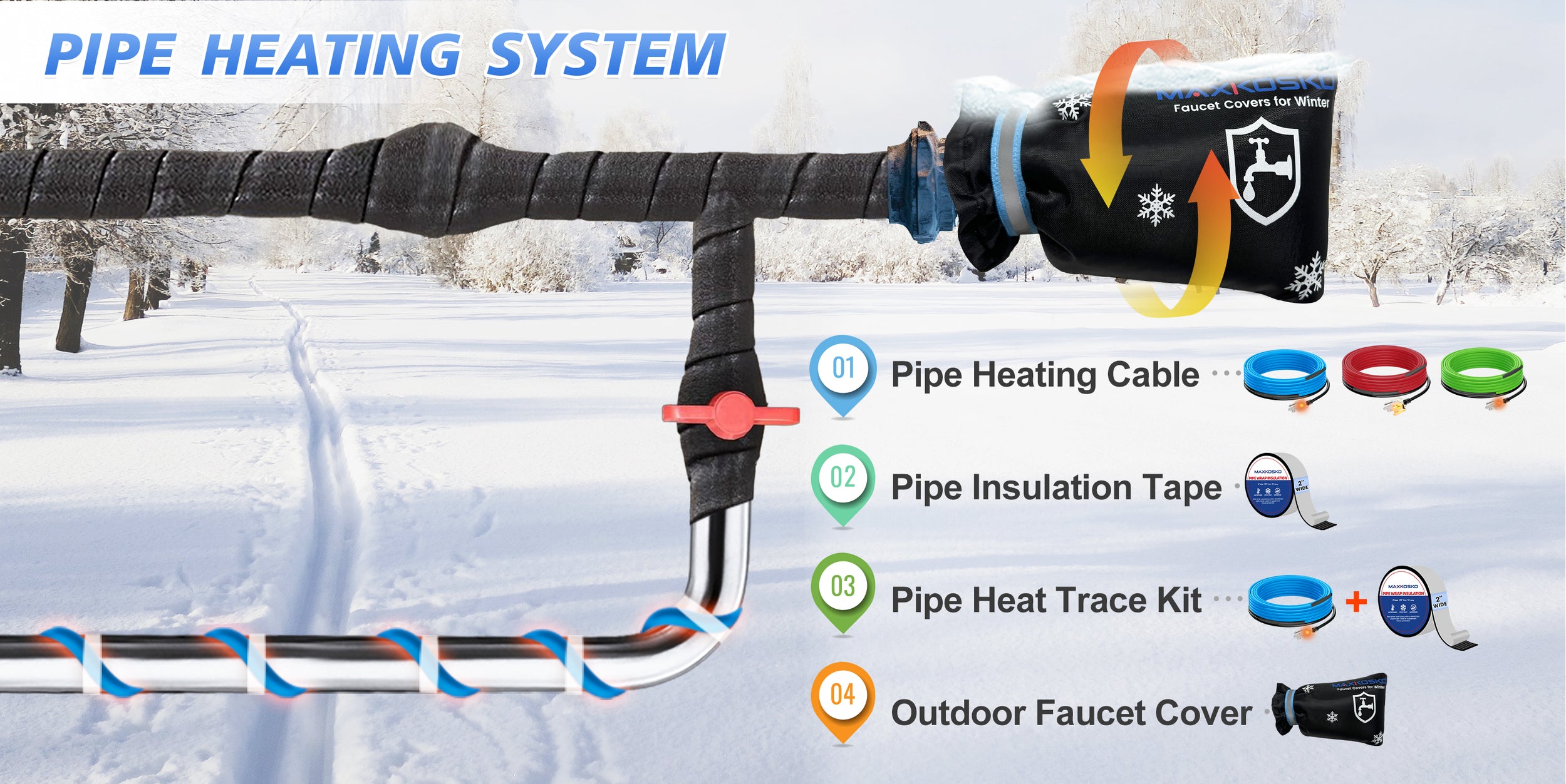 Pipe Freeze Protection | MAXKOSKO