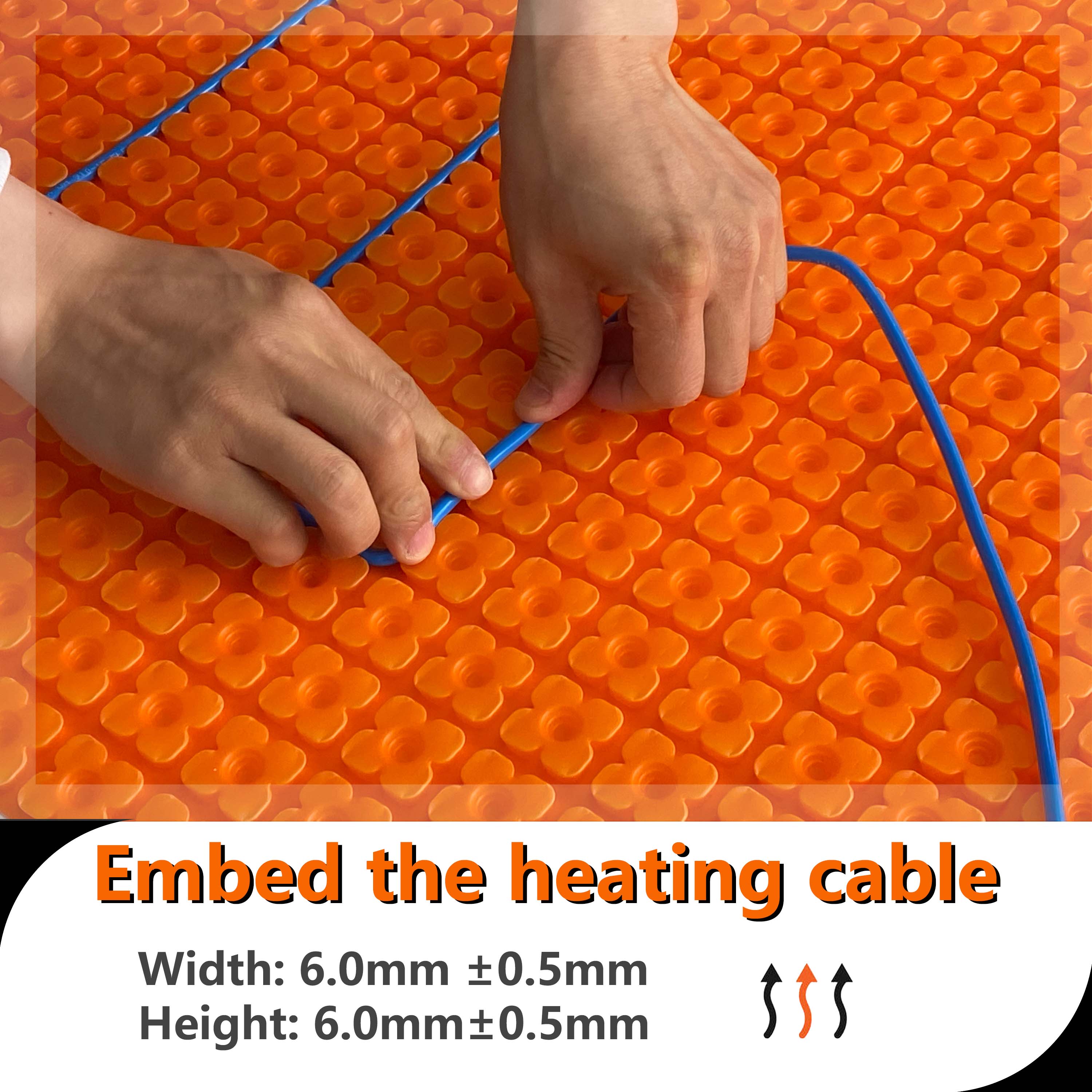 Uncoupling Membrane for Floor Warming Cable - MAXKOSKO